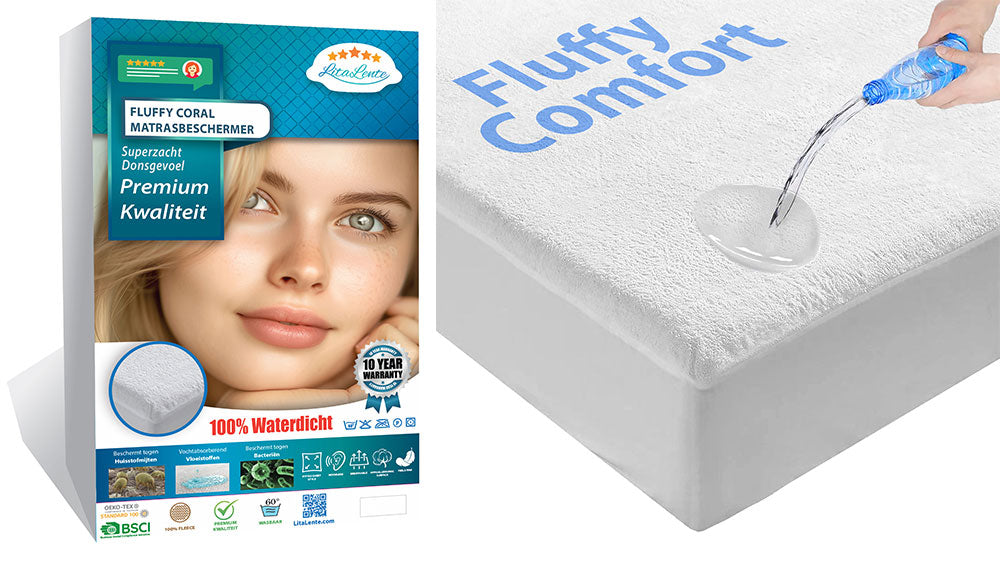 Fluffy Comfort - Waterdichte Matrasbeschermer – LitaLente